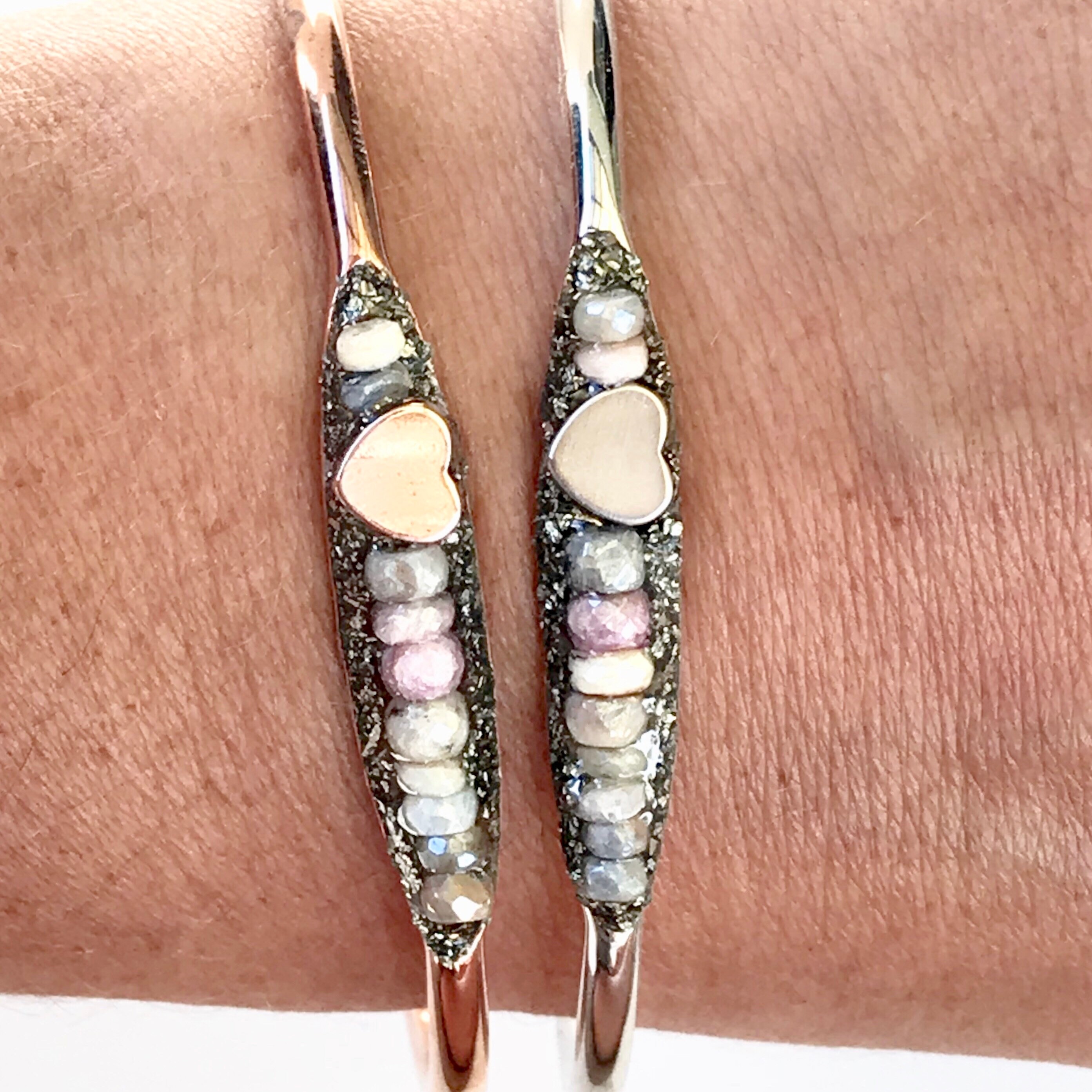 Rose Gold Heart Bracelet Gift for Wife Dainty Love Jewelry in | Etsy