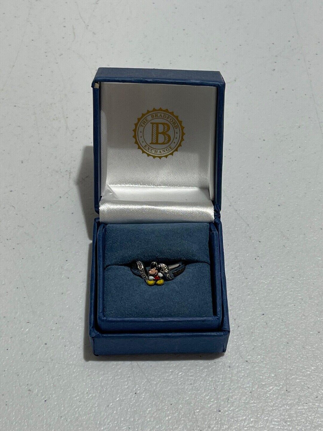 Disney MICKEY MOUSE Bradford Exchange Magic of Mickey Diamonesk 925 ...