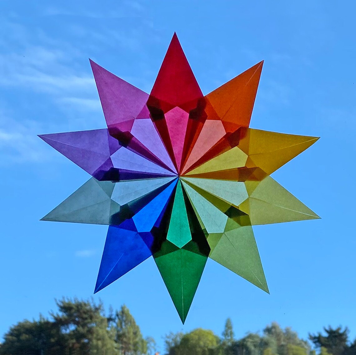Tutorial, Instructions for Making a Window Star, Sun Catcher, Waldorf ...