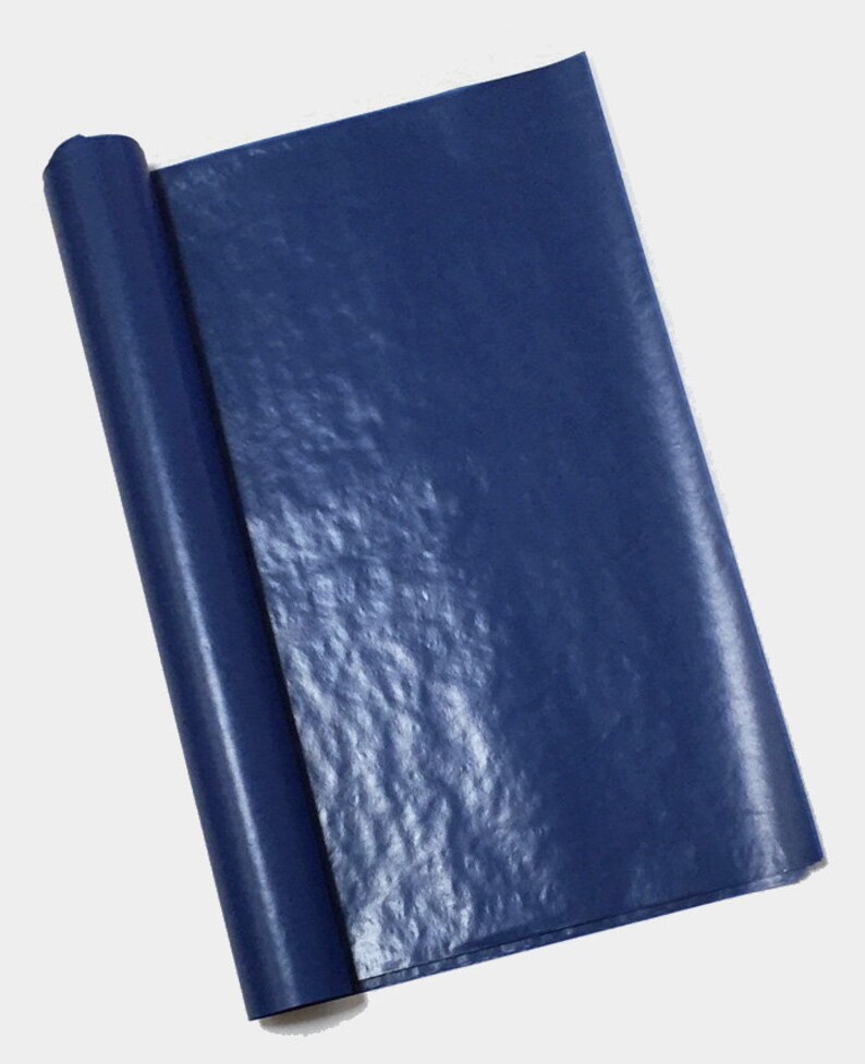 Single Sheet of Dark Blue Translucent Wax Paper for Making - Etsy