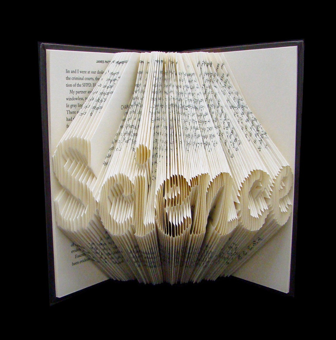 Science 7 Letter Word Origami Folded-book Art STEM Teacher Professor ...