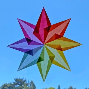 Tutorial, Instructions for Making a Window Star, Sun Catcher, Waldorf ...