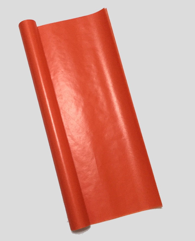 Single Sheet of Orange Translucent Wax Paper for Making Waldorf Stars ...