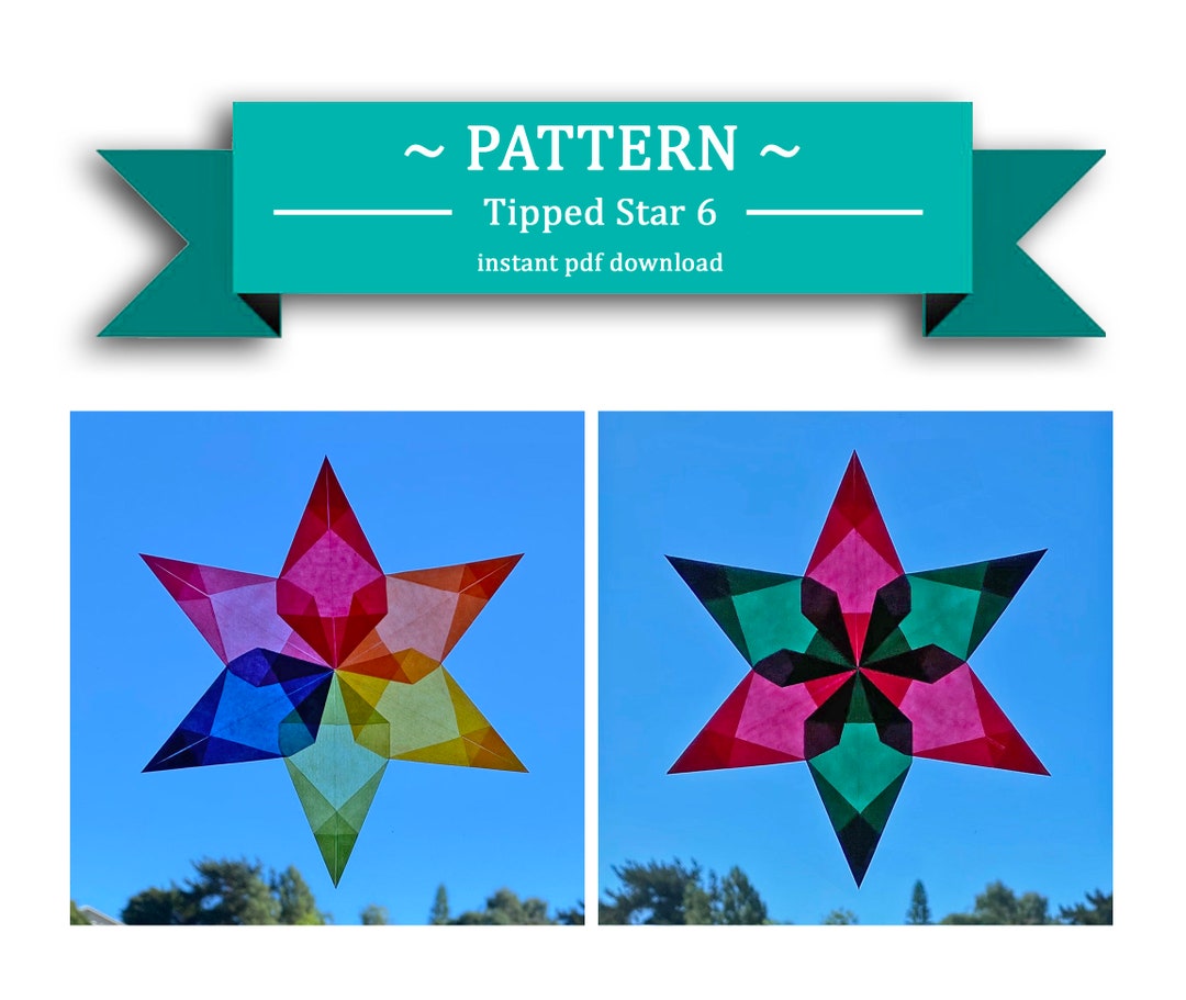 Tutorial, Instructions for Making a Window Star, Sun Catcher, Waldorf ...