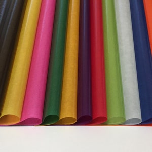 LARGE Sheets of Translucent Wax Paper for Making Waldorf Stars Window ...