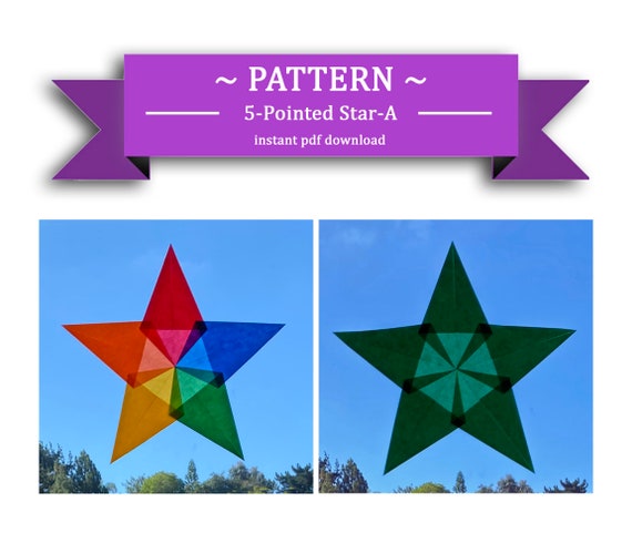 Tutorial Instructions for Making a Window Star Sun Catcher - Etsy