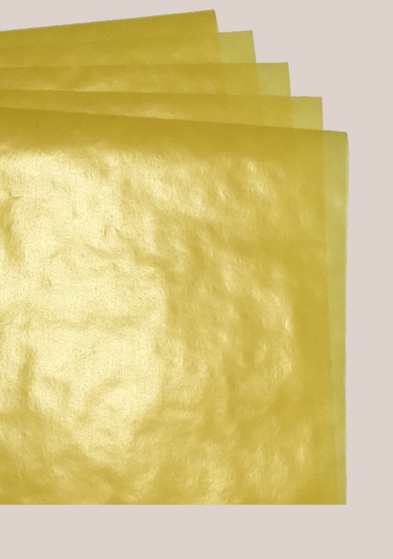 Single Sheet of Yellow Translucent Wax Paper for Making | Etsy