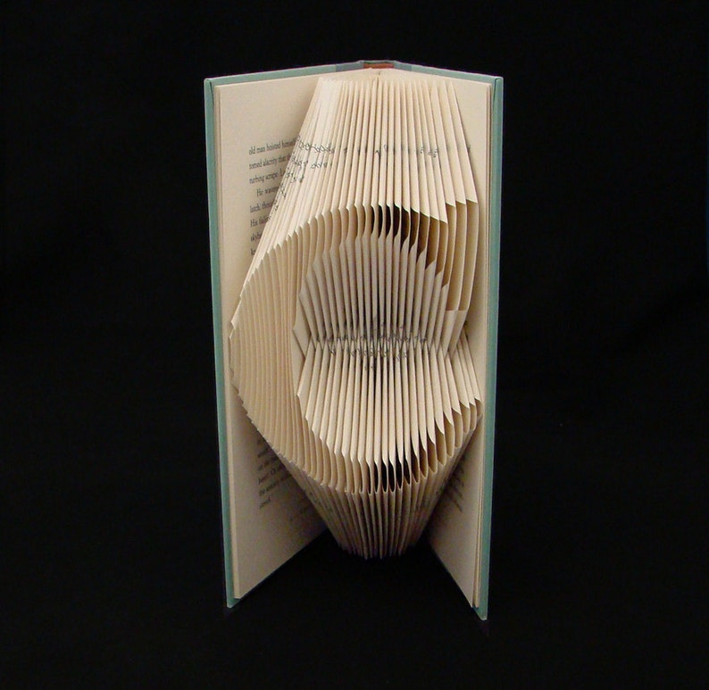 C Monograms Folded-book Art Sculpture - Etsy