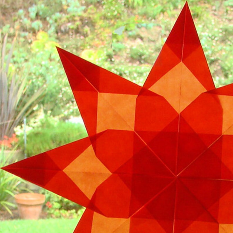 Single Sheet of Orange Translucent Wax Paper for Making Waldorf Stars ...