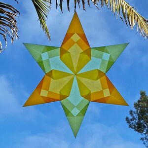 Tutorial, Instructions for Making a Window Star, Sun Catcher, Waldorf ...