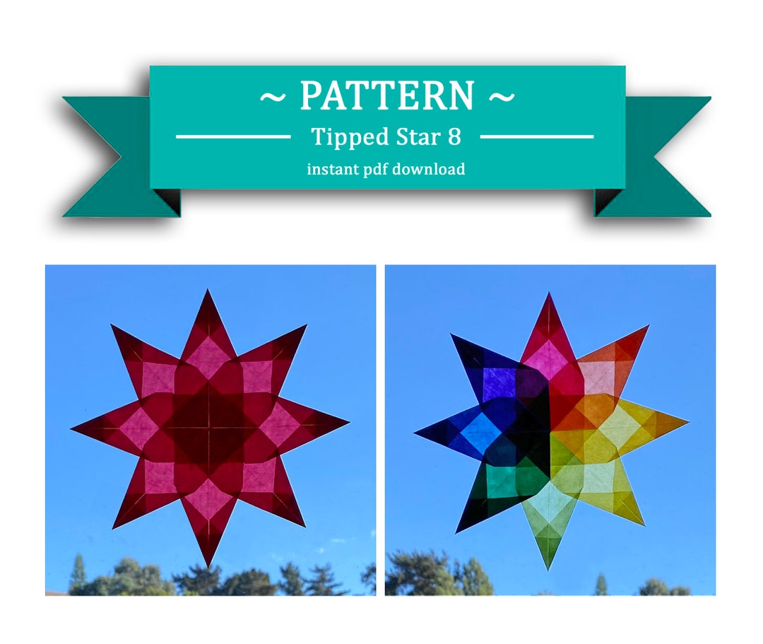 Tutorial, Instructions for Making a Window Star, Sun Catcher, Waldorf ...