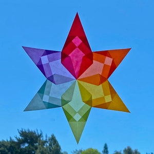 Tutorial, Instructions for Making a Window Star, Sun Catcher, Waldorf ...