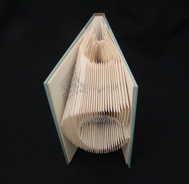 C Monograms Folded-book Art Sculpture - Etsy