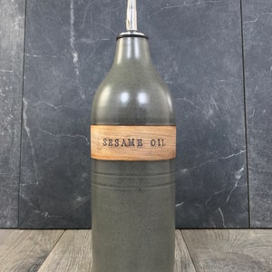 Custom Order/made to Order - Customizable Oil Bottles - Stoneware Oil ...