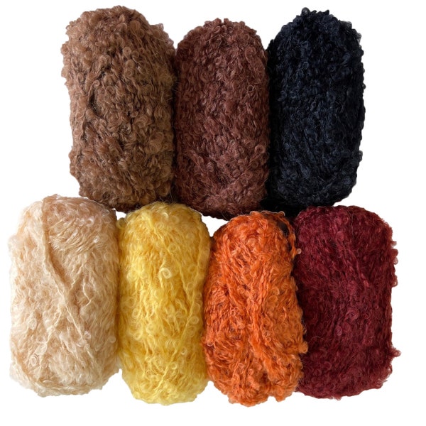 Boucle Yarn - Etsy