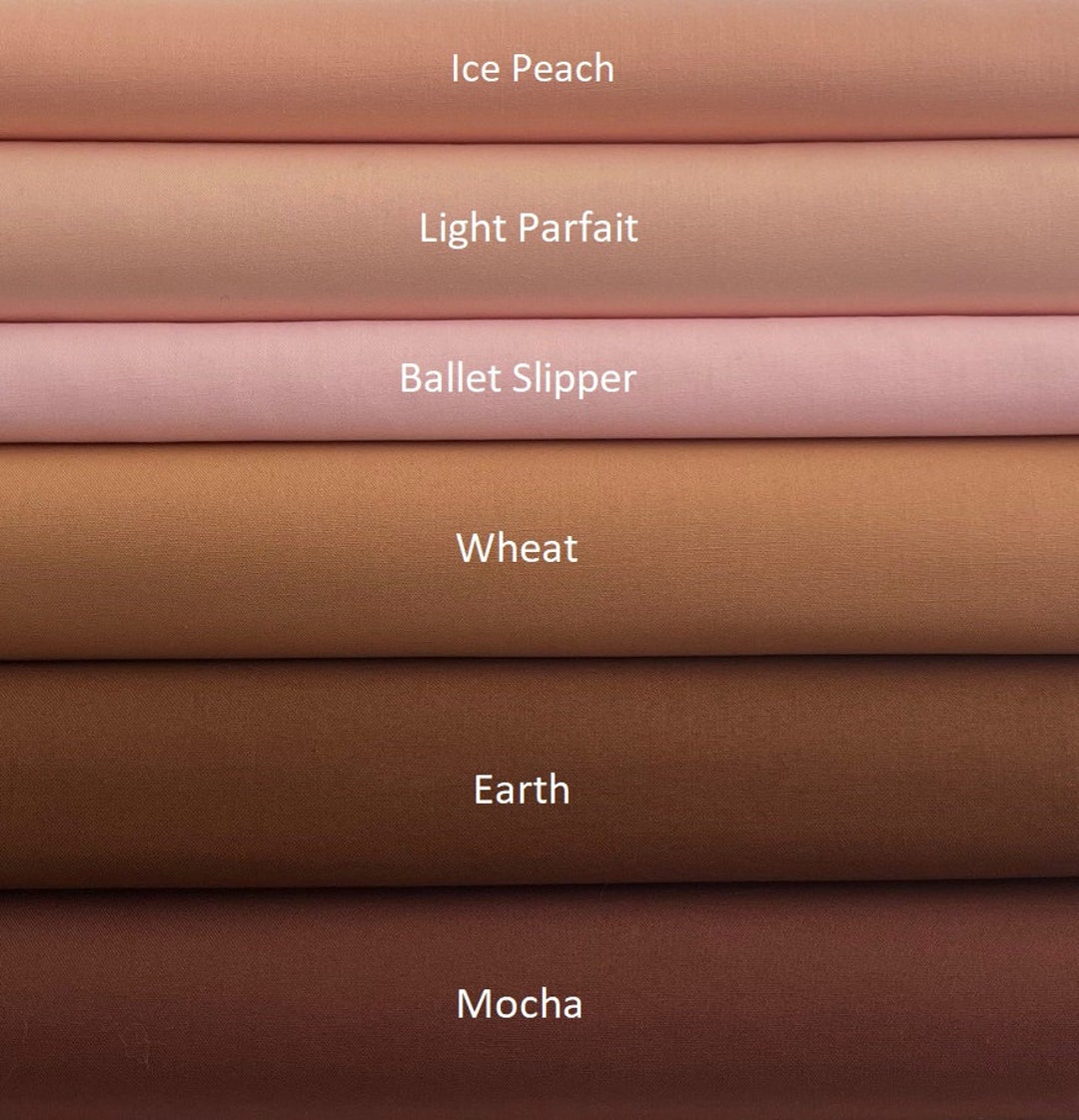 100% Kona Cotton Broadcloth Woven Doll Skin Color Fabric 1/2 - Etsy