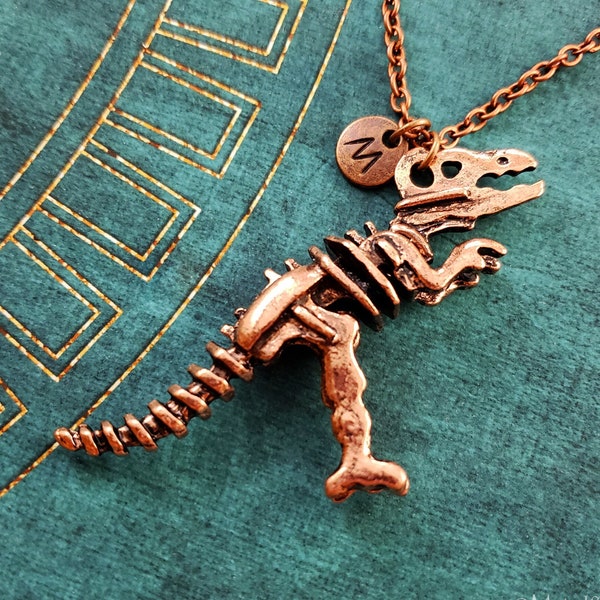 Dinosaur Necklace - Etsy