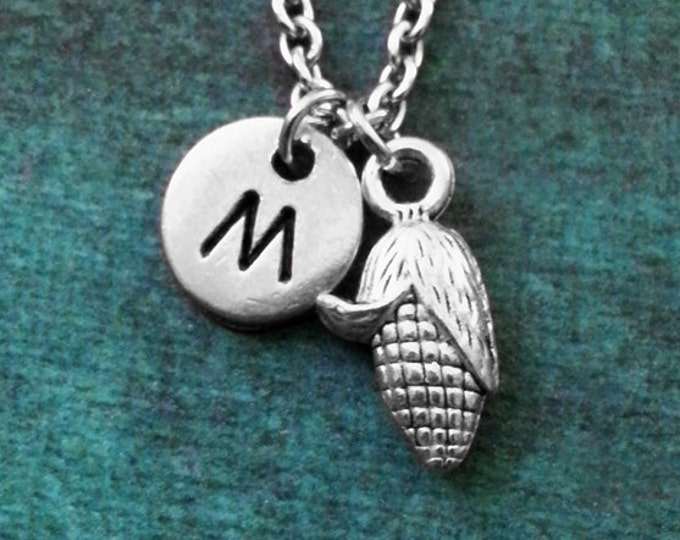 Corn Necklace VERY SMALL Corn Jewelry Farming Necklace Farmer | Etsy