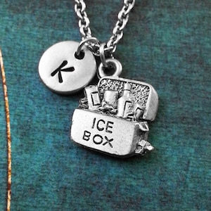 Icebox Necklace SMALL Cooler Necklace Ice Box Necklace Charm Necklace ...