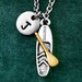 Paddle Board Necklace SMALL Paddle Board Charm Necklace Paddleboarding ...
