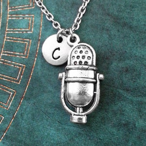 Microphone Necklace, SMALL Mic Necklace, Personalized Jewelry ...