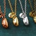 Potato Necklace SET of 4 SMALL Potato Charm Necklaces Sweet Potato ...