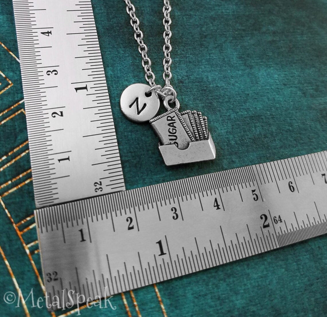 Sugar Necklace SMALL Sugar Packet Necklace Coffee Jewelry - Etsy