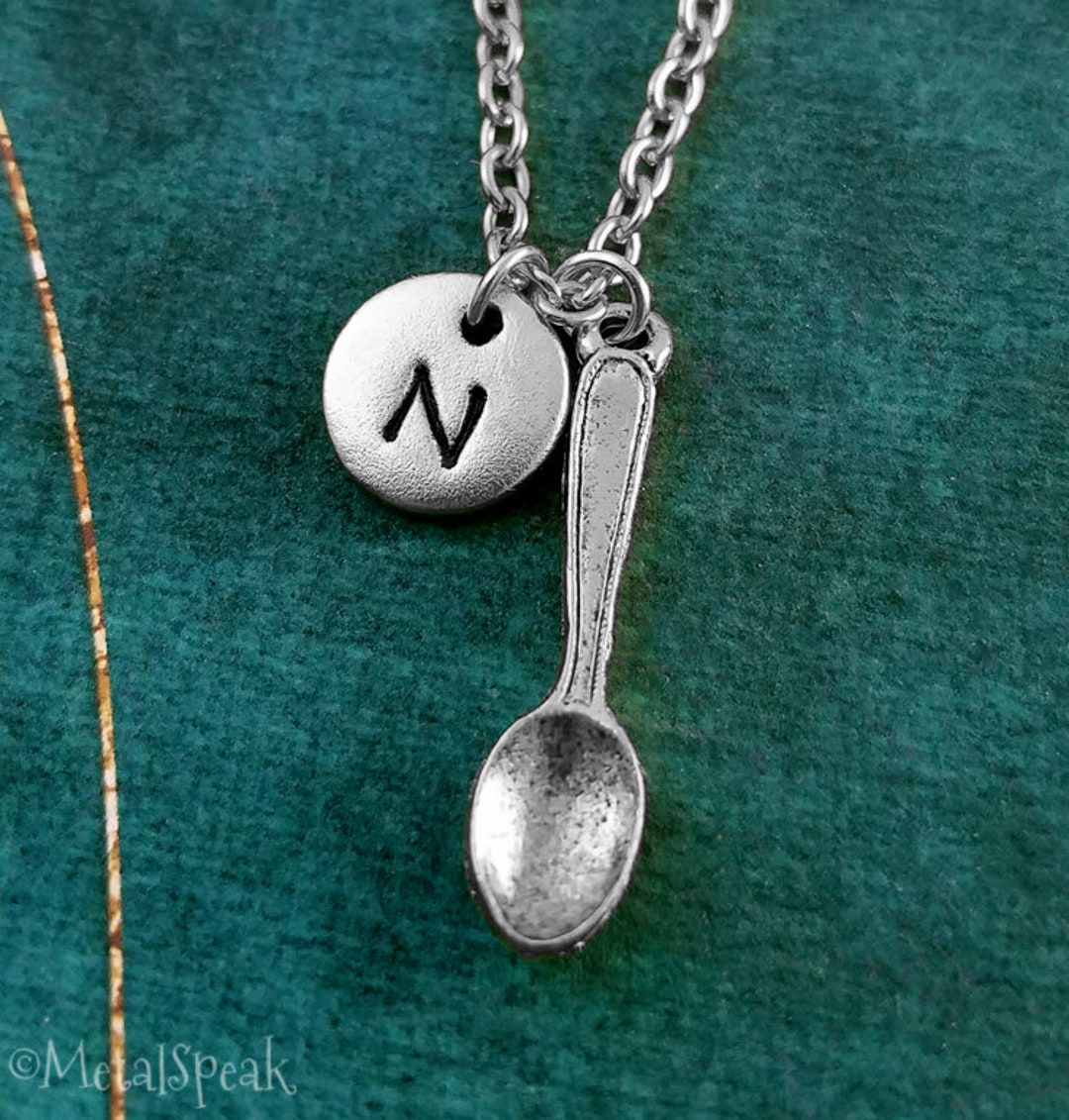 Spoon Necklace SMALL Spoon Pendant Necklace Spoon Jewelry Spoon Charm ...