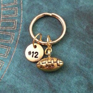 Football Necklace VERY SMALL Gold Football Jewelry Football Gift ...