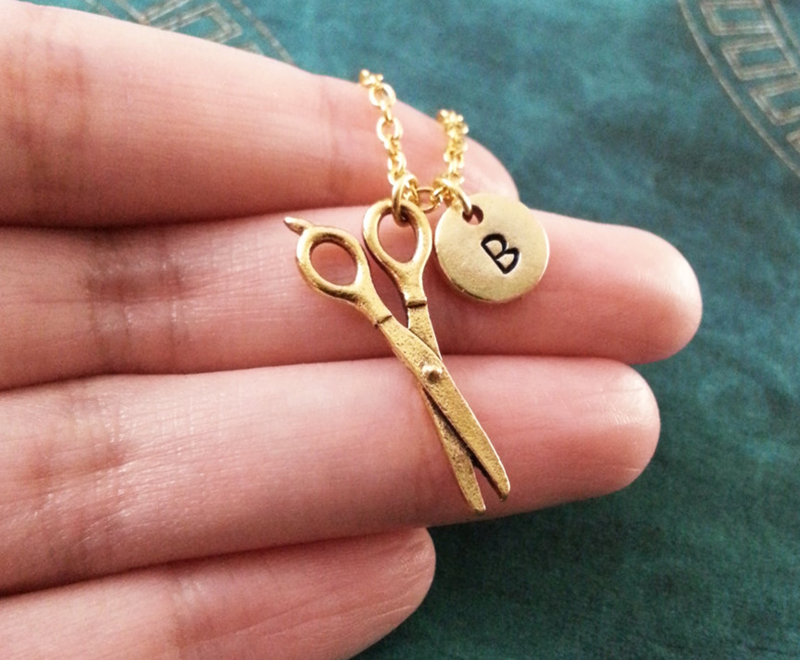 Scissors Necklace SMALL Scissors Jewelry Hair Dresser Necklace - Etsy