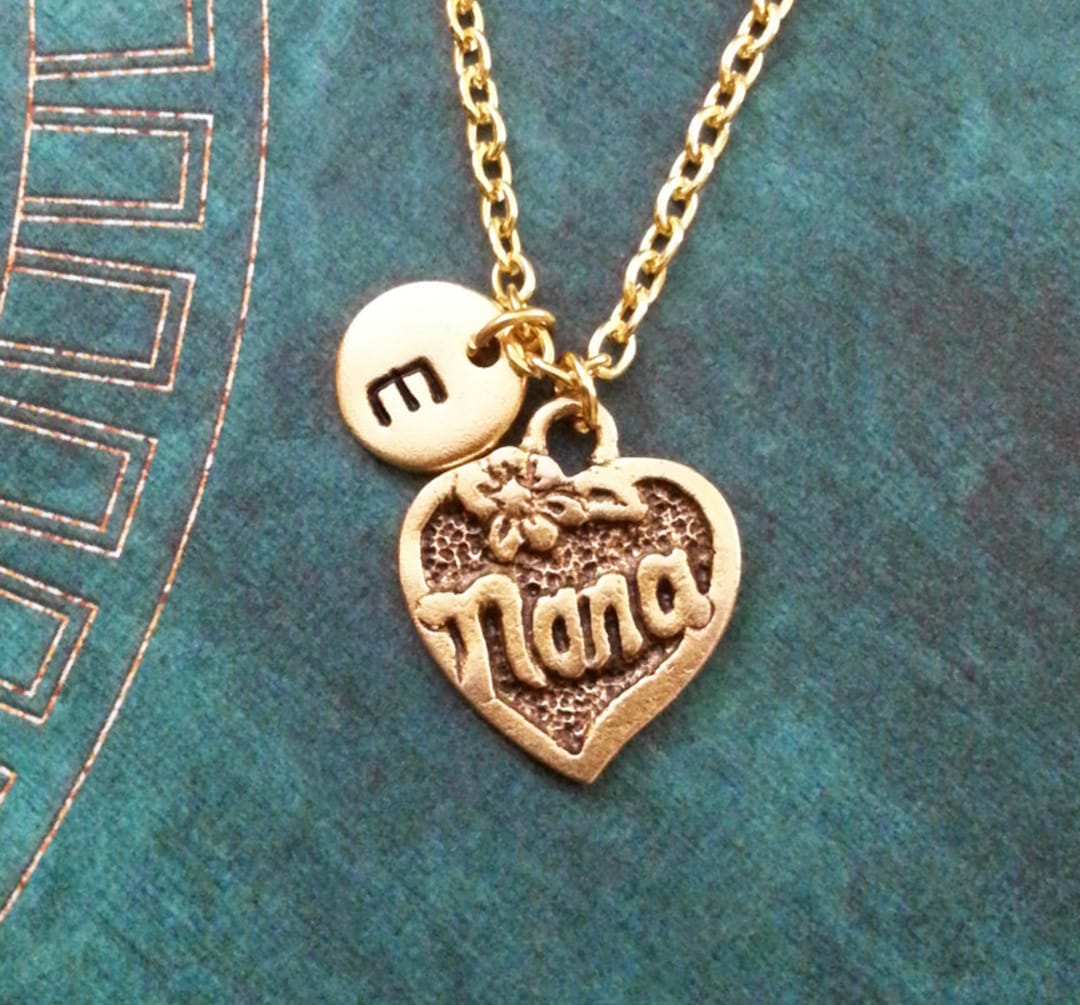Nana Necklace Nana Jewelry Grandma Necklace Grandma Jewelry Gold Nana ...
