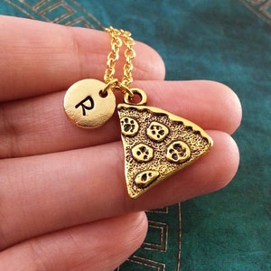 Pizza Friendship Necklace Set of 6 Pizza Slices Personalized Bridesmaid ...