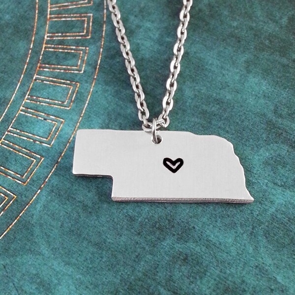 Nebraska Necklace - Etsy