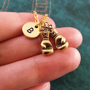 Boxing Gloves Necklace SMALL Personalized Jewelry Boxing Necklace ...