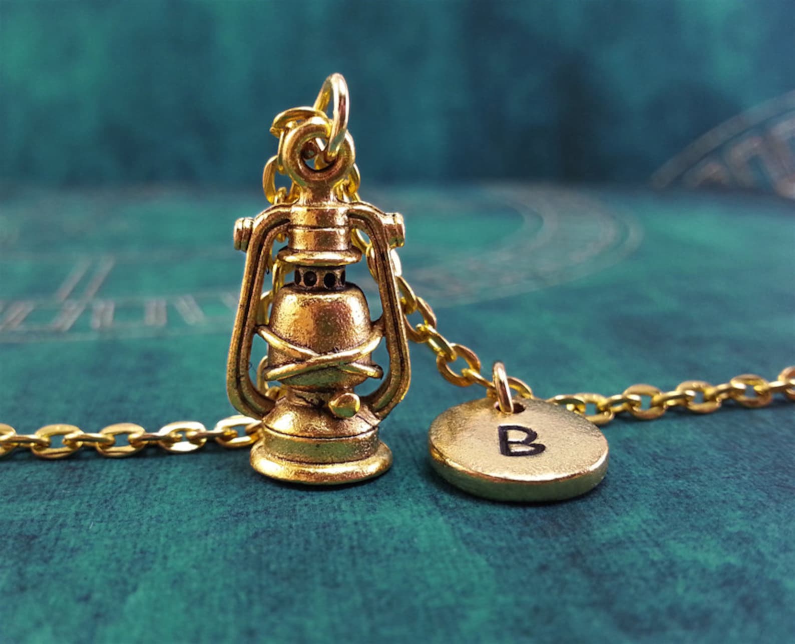 Lantern Necklace Gold Lantern Personalized Necklace Pendant - Etsy