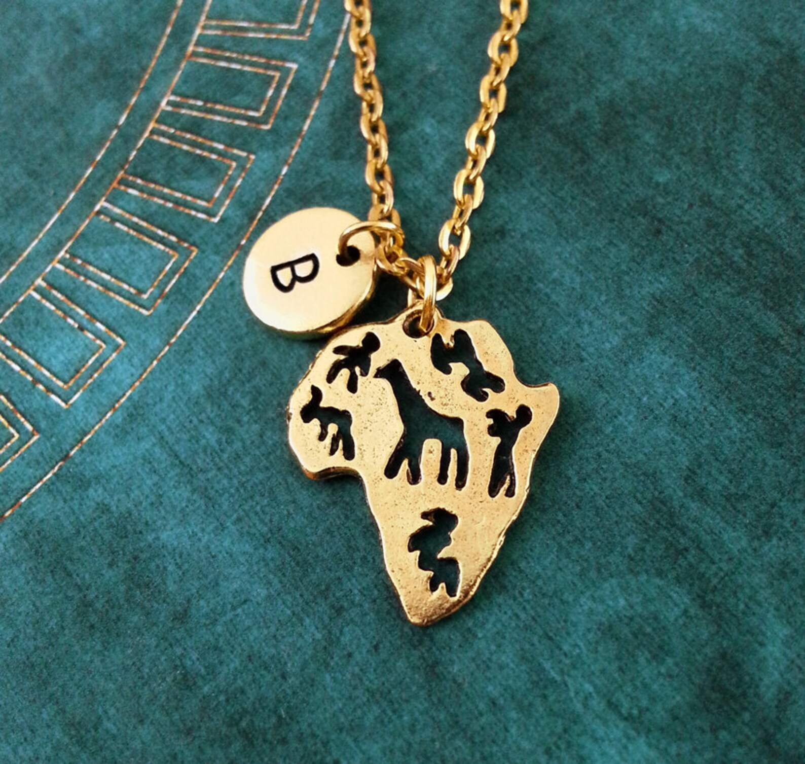 Africa Necklace Africa Keychain Personalized Jewelry Africa - Etsy