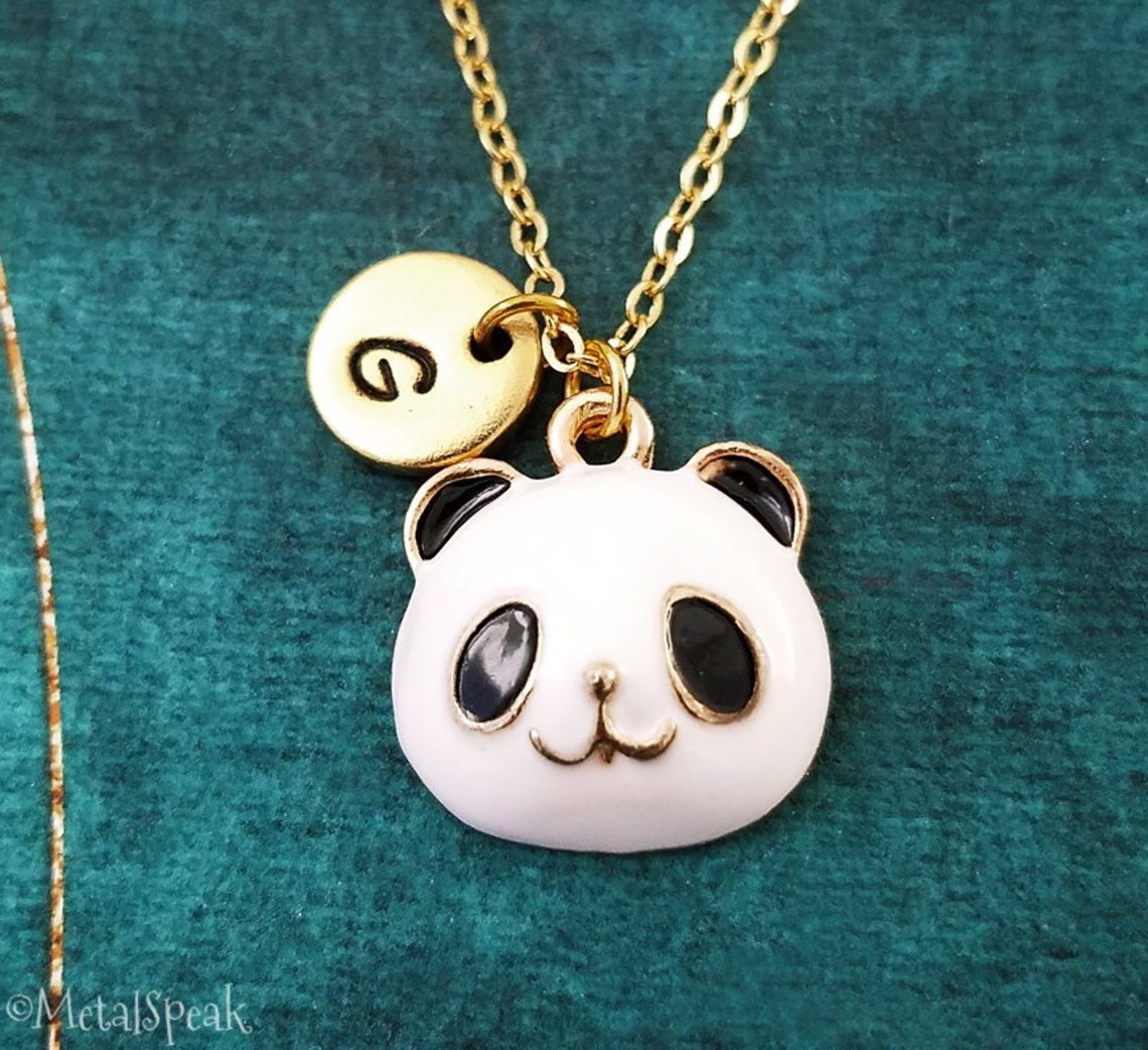 Panda Necklace Panda Bear Necklace Panda Charm Necklace Panda | Etsy