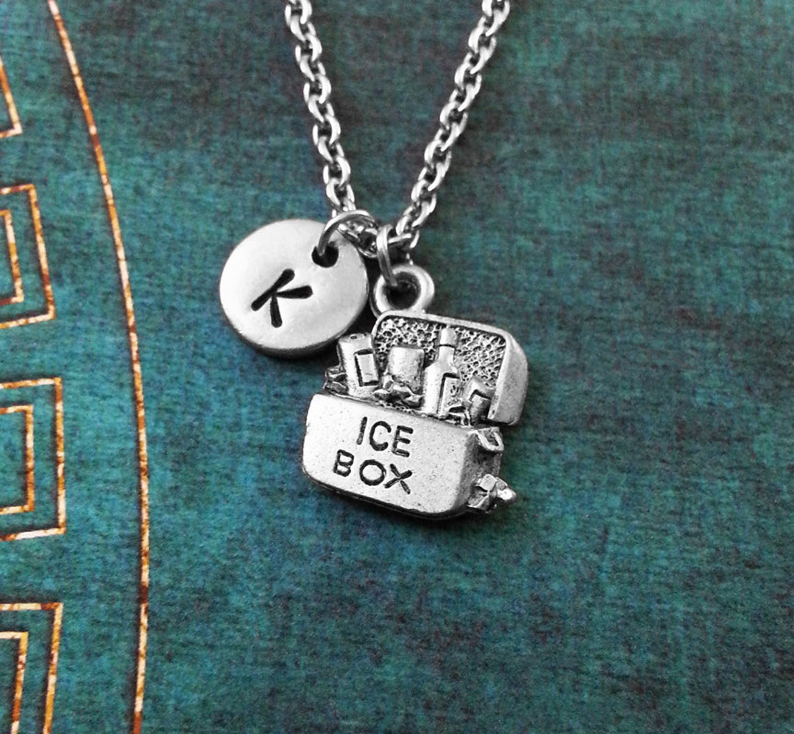 Icebox Necklace SMALL Cooler Necklace Ice Box Necklace Charm - Etsy