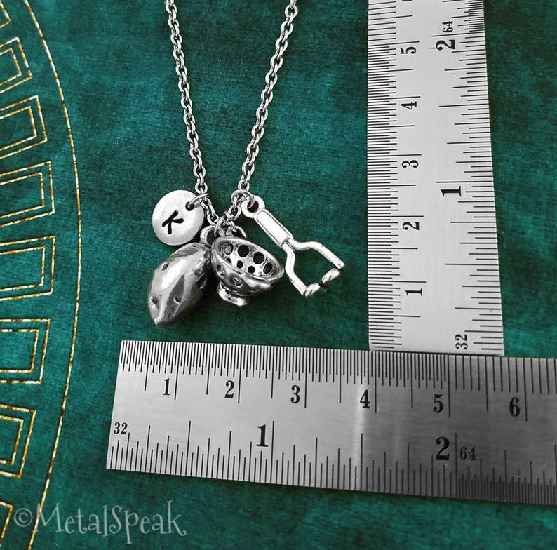 Potato Necklace SMALL Potato Charm Necklace Potato Jewelry Potato ...
