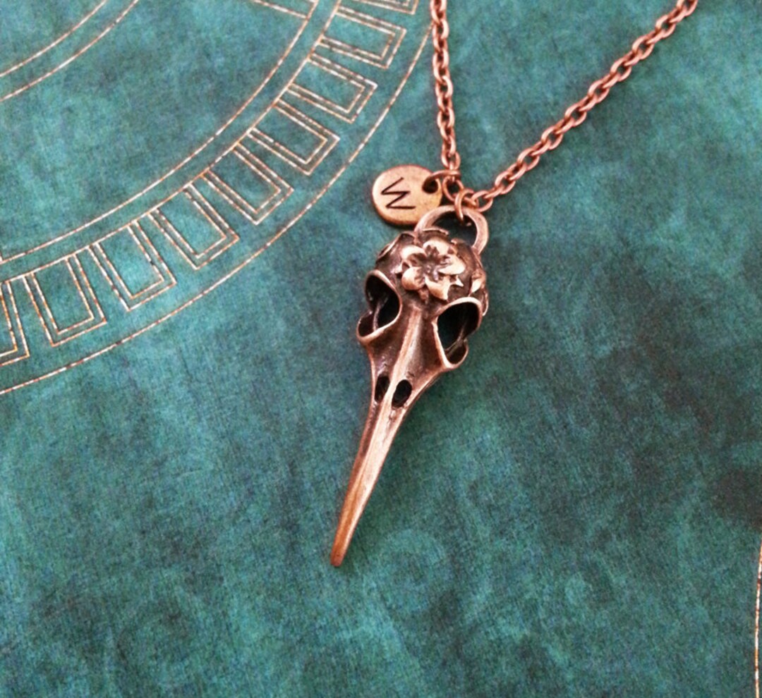 Bird Skull Necklace Hummingbird Skull Jewelry Personalized Necklace ...