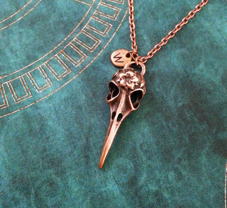 Bird Skull Necklace Hummingbird Skull Jewelry Personalized - Etsy