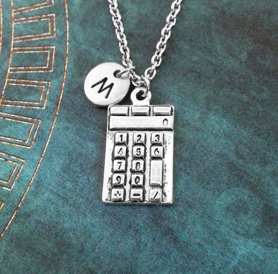Calculator Necklace SMALL Calculator Jewelry Math Jewelry Math - Etsy
