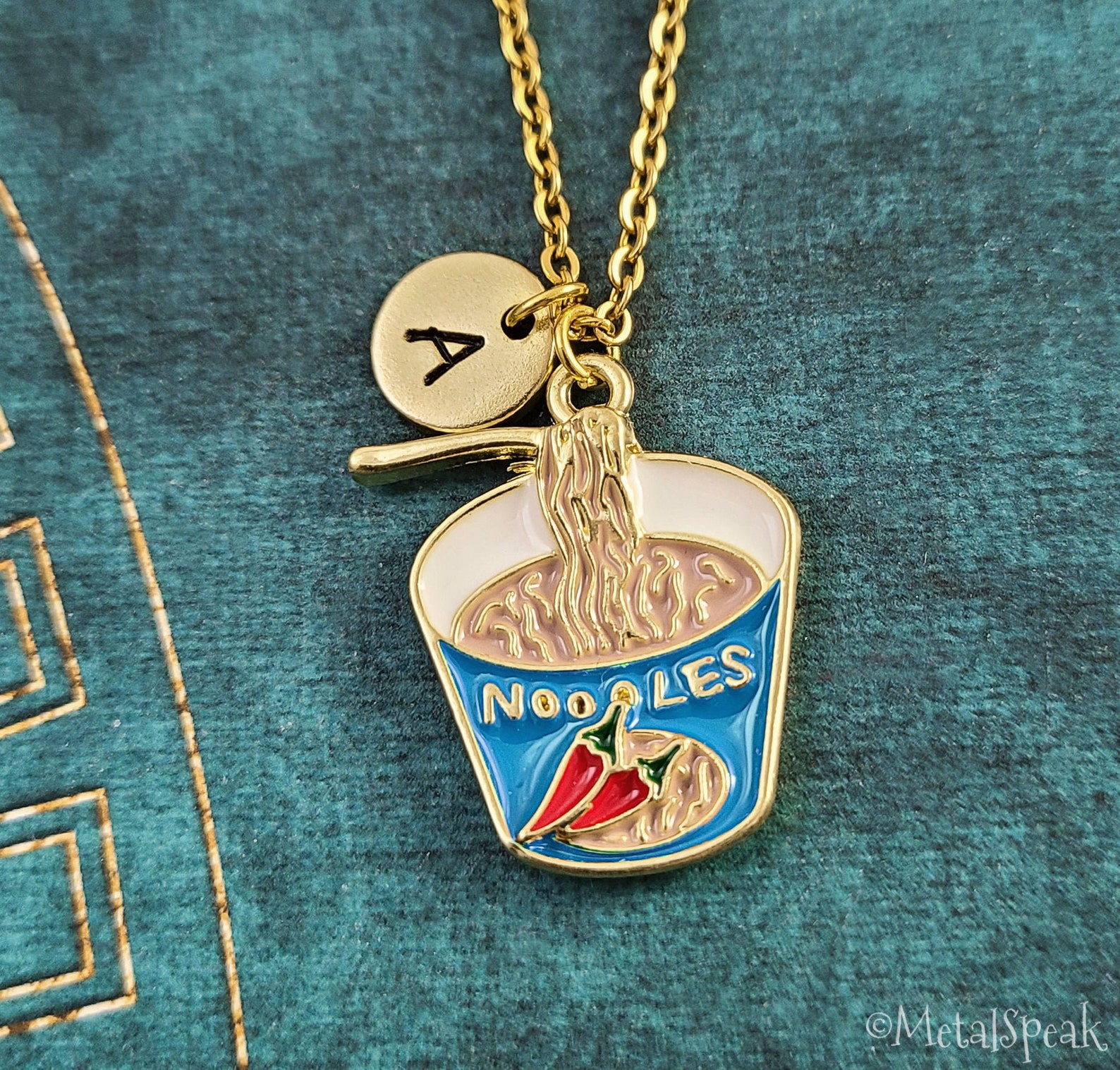 Ramen Necklace Ramen Noodles Necklace Spicy Noodles Jewelry - Etsy