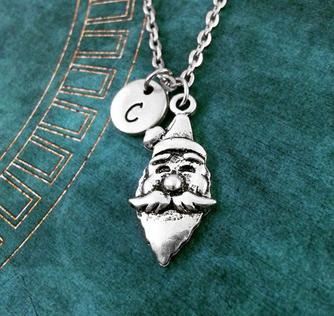 Santa Claus Necklace, Santa Pendant, Christmas Jewelry, Stocking ...