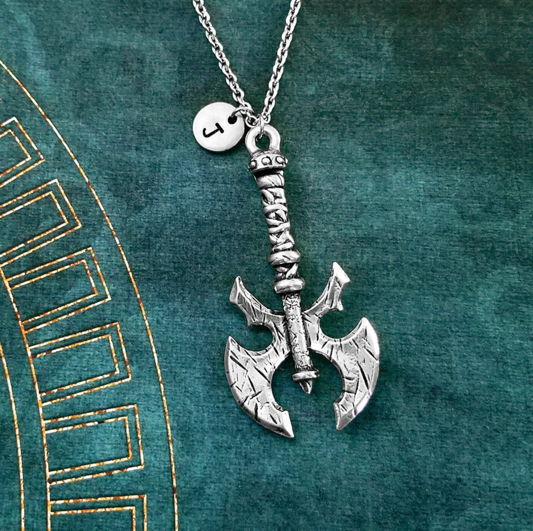 Labrys Necklace Labrys Jewelry Double Axe Necklace Double Sided Ax ...