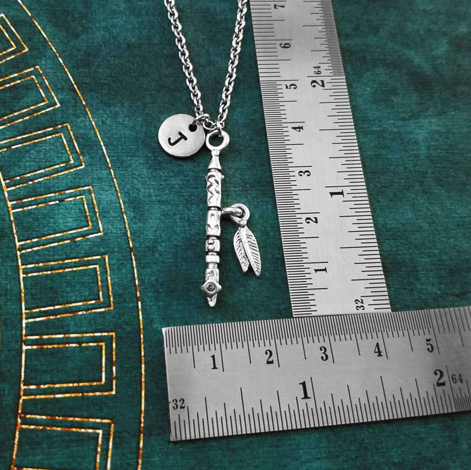 Peace Pipe Necklace SMALL Ceremonial Pipe Necklace Tobacco - Etsy