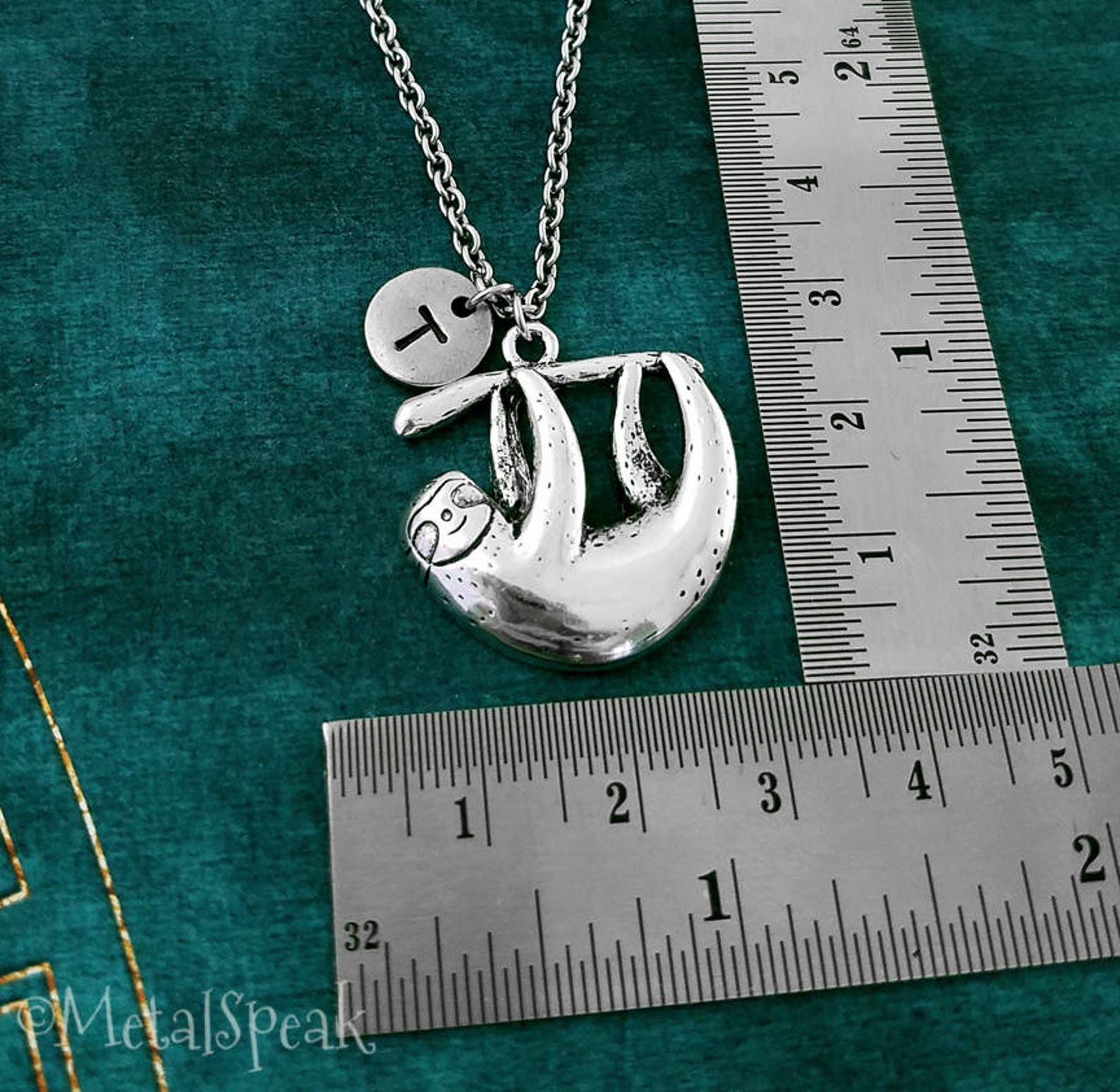 Sloth Necklace Sloth Charm Necklace Sloth Pendant Necklace - Etsy