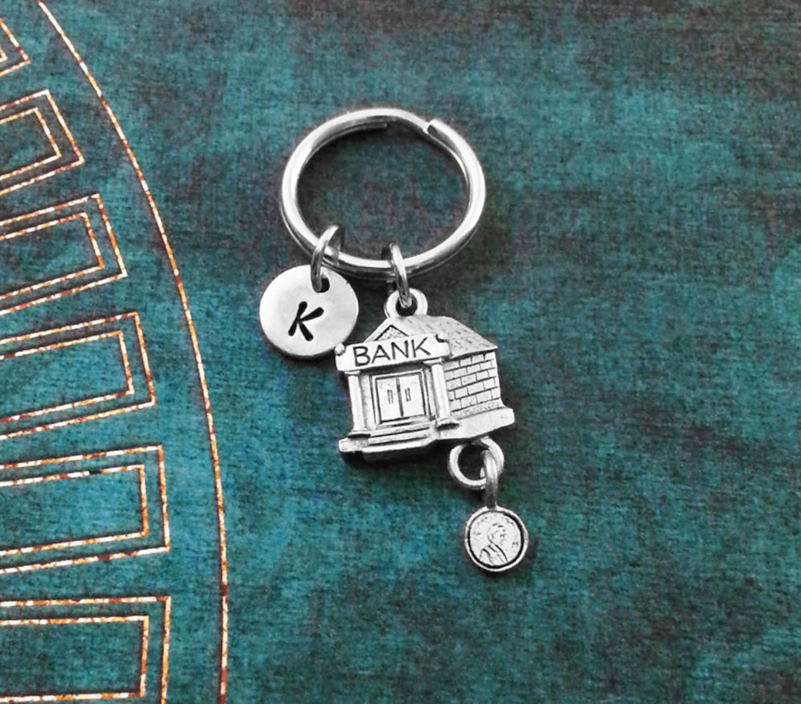 Bank Necklace SMALL Bank Jewelry Coin Necklace Banker Necklace Bank ...
