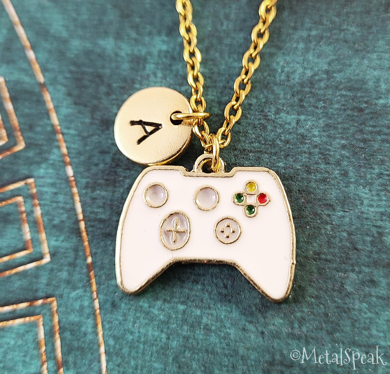 Controller Necklace Gamer Necklace Video Game Jewelry Gamer Gift Charm ...