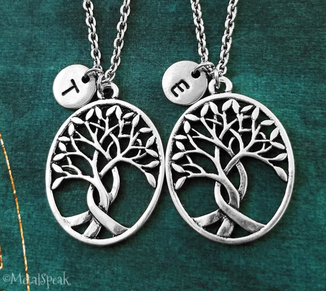 Tree of Life Necklace SET of 2 Tree Necklaces Willow Tree Jewelry ...